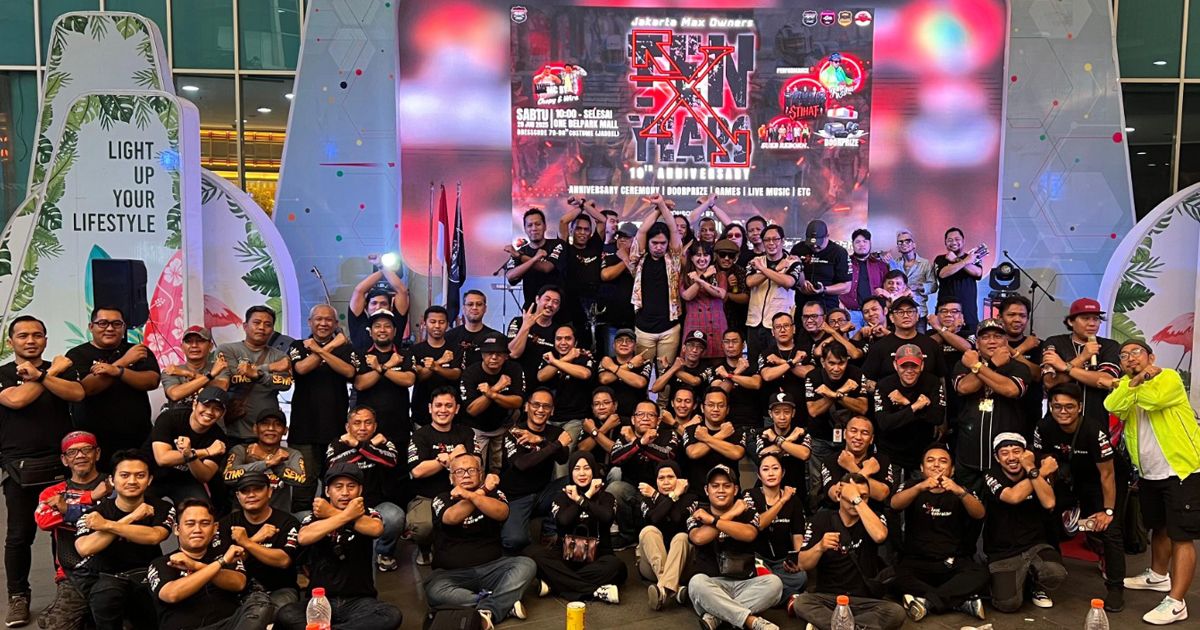 Ribuan Bikers Meriahkan 10 Tahun Jakarta Max Owners dalam ...