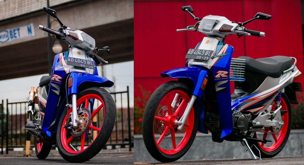 Suzuki Crystal Wong Solo, Motor Keren Gaya Modif Tahun 90an