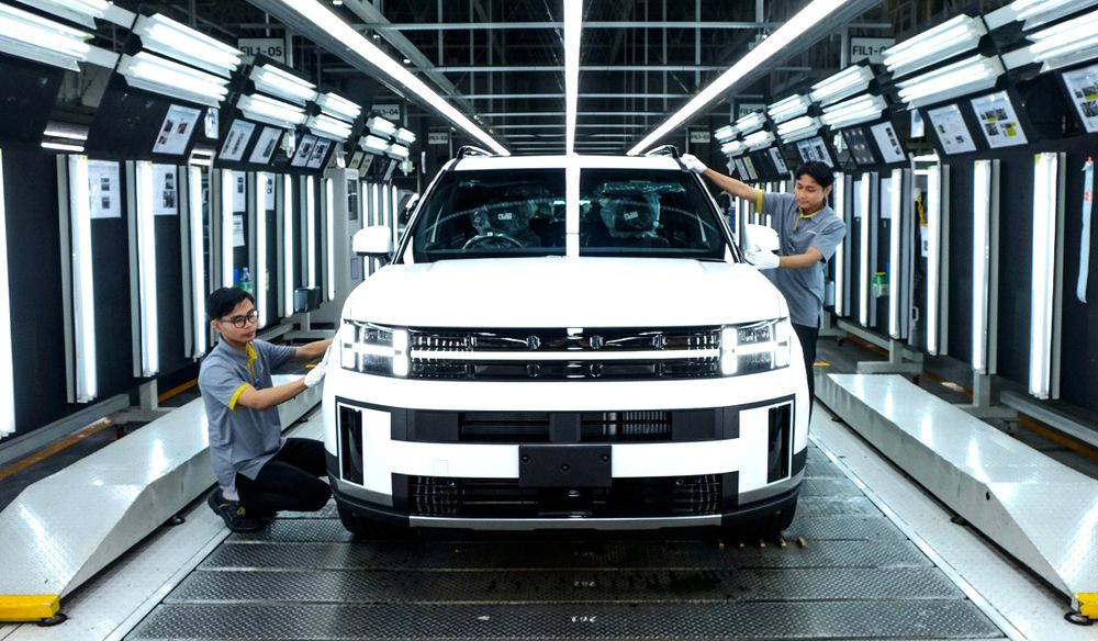 HMMI Memulai Produksi Hyundai All-New SANTA FE Hybrid Dan ICE Tawarkan Pilihan Kendaraan Ramah ...