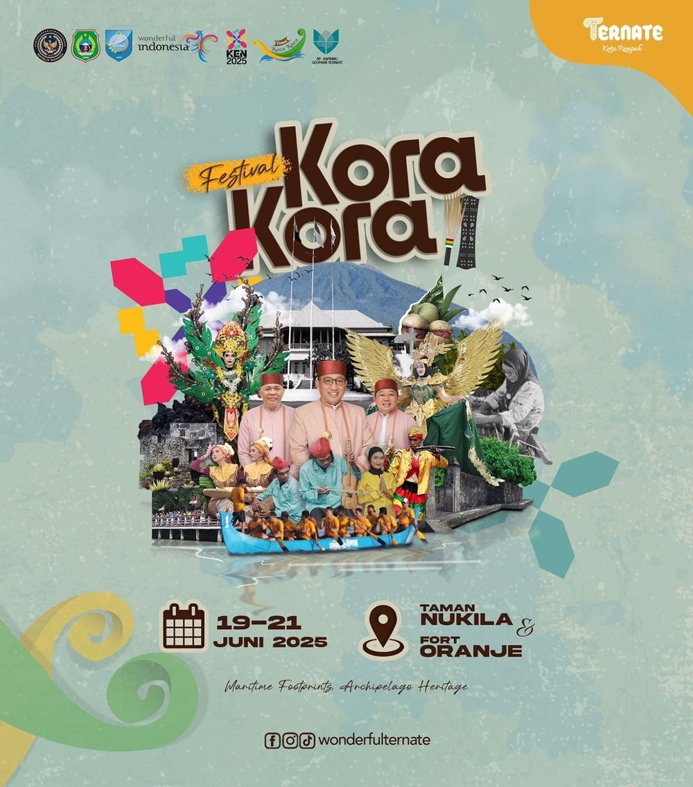 Festival Kora Kora 2025 di Ternate: Perayaan Budaya Bahari dan Warisan Kota Rempah