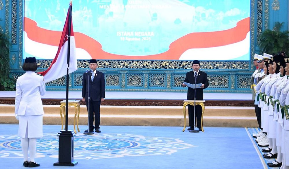 76 Pelajar dari 38 Provinsi Resmi Dikukuhkan Jadi Paskibraka Nasional 2025 di Istana Negara