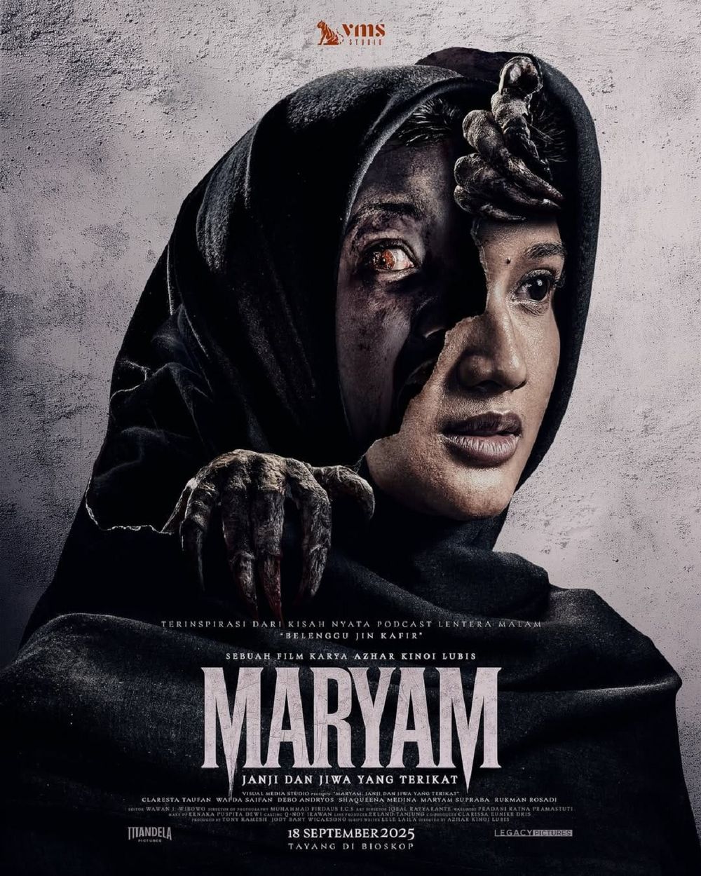 Film Horor Maryam: Janji dan Jiwa yang Terikat Tayang 18 September, Simak Poster & Trailernya