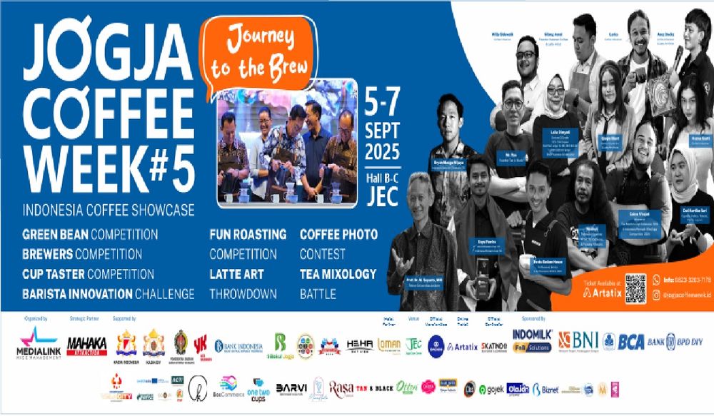 Jogja Coffee Week 2025, Kompetisi, Workshop, dan Coffeetainment Meriah ...
