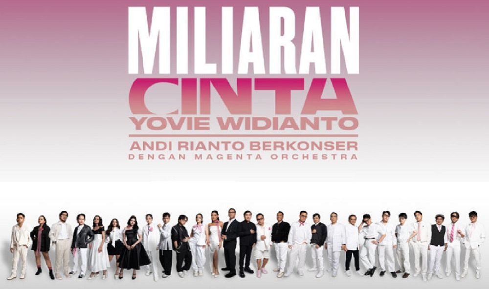 Konser Miliaran Cinta Yovie Widianto & Andi Rianto Hadirkan Perayaan Musik di JCC