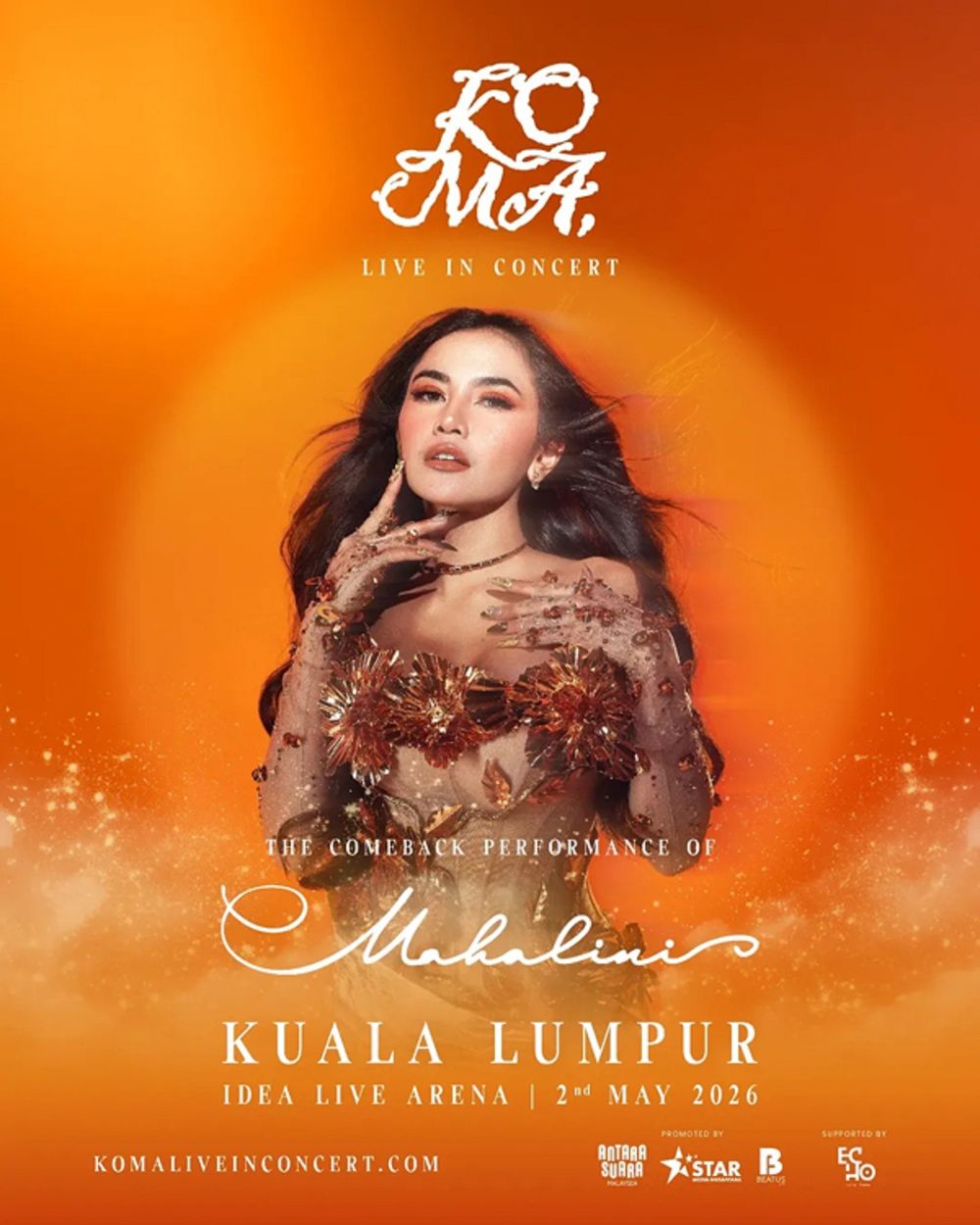 Mahalini Comeback di KOMA Live in Concert 2026