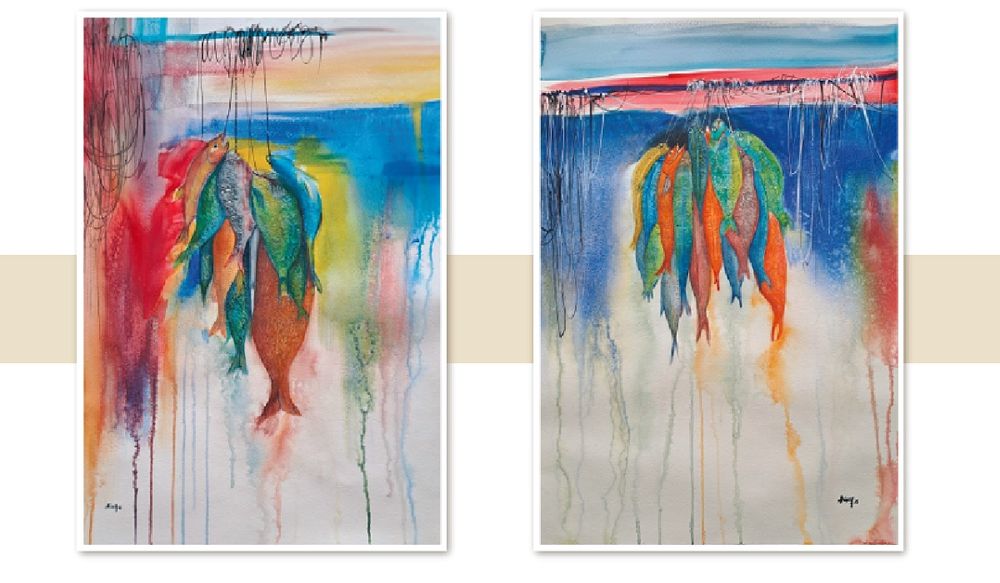 Pameran Renjana, Ketika Tujuh Pelukis Cat Air Menemukan Bahasa Jiwa di Balai Budaya