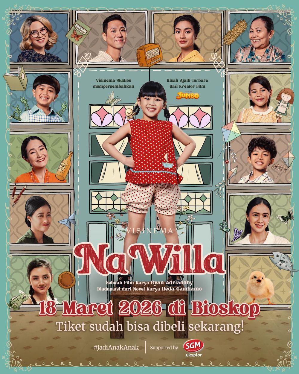 Film Na Willa Tayang 18 Maret 2026, Hadirkan Bahagia Keluarga